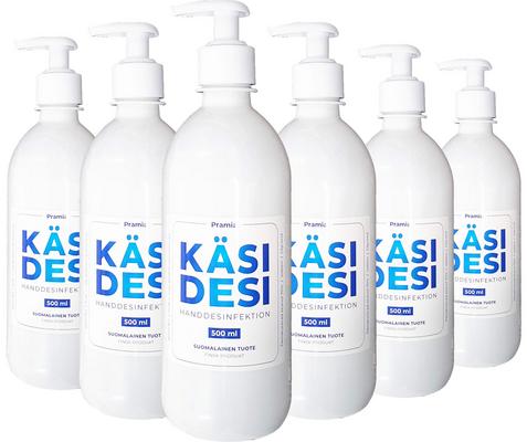 Käsidesi 500 ml, Pramia - 6 PACK alennuksella! - 49,90 EUR 💙