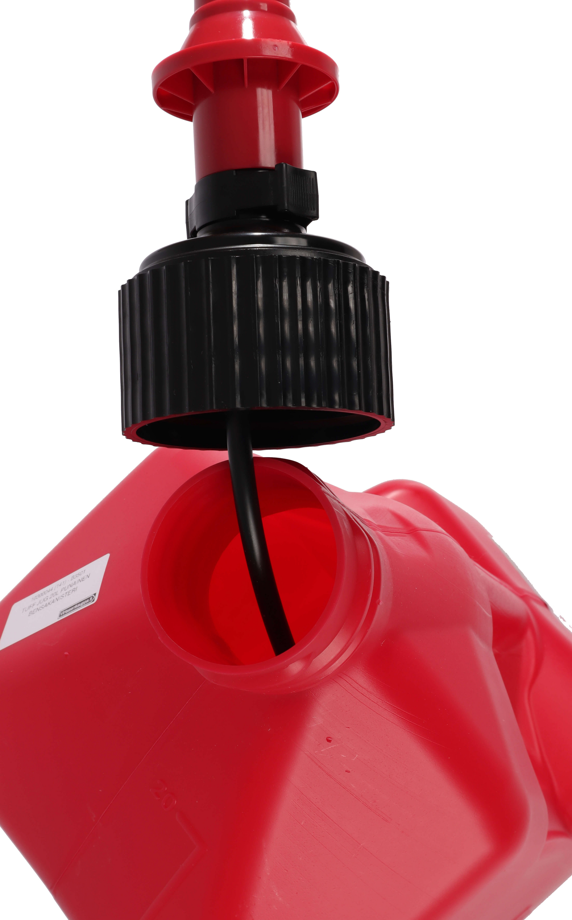 Tuff Jug -kanisteri Ripper-korkilla, punainen (20l) alennuksella! - 42 ...