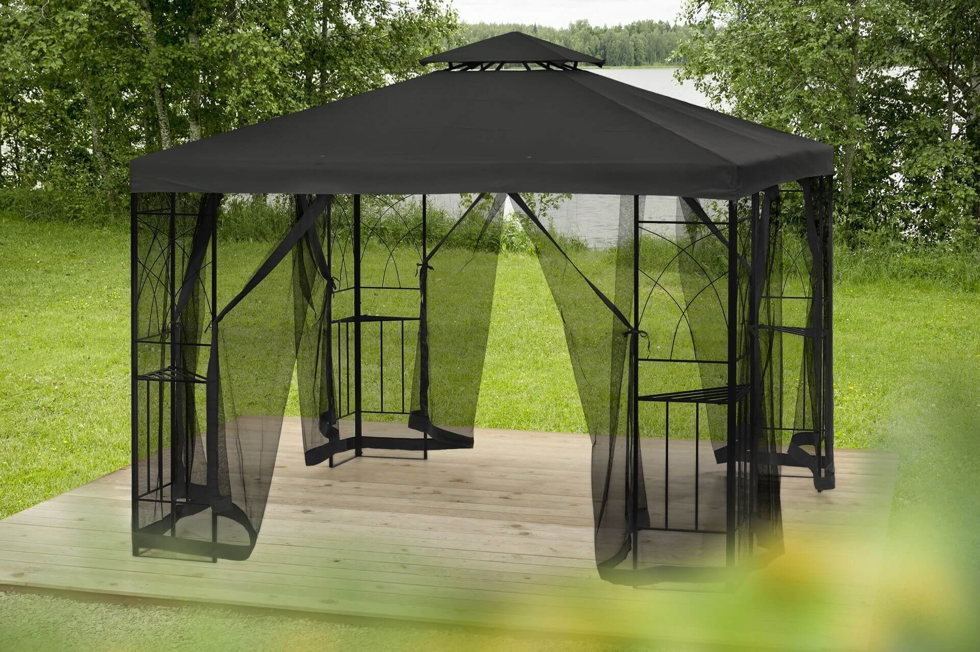 Paviljonki Barcelona musta, 4 Living - 239,00 EUR 💙