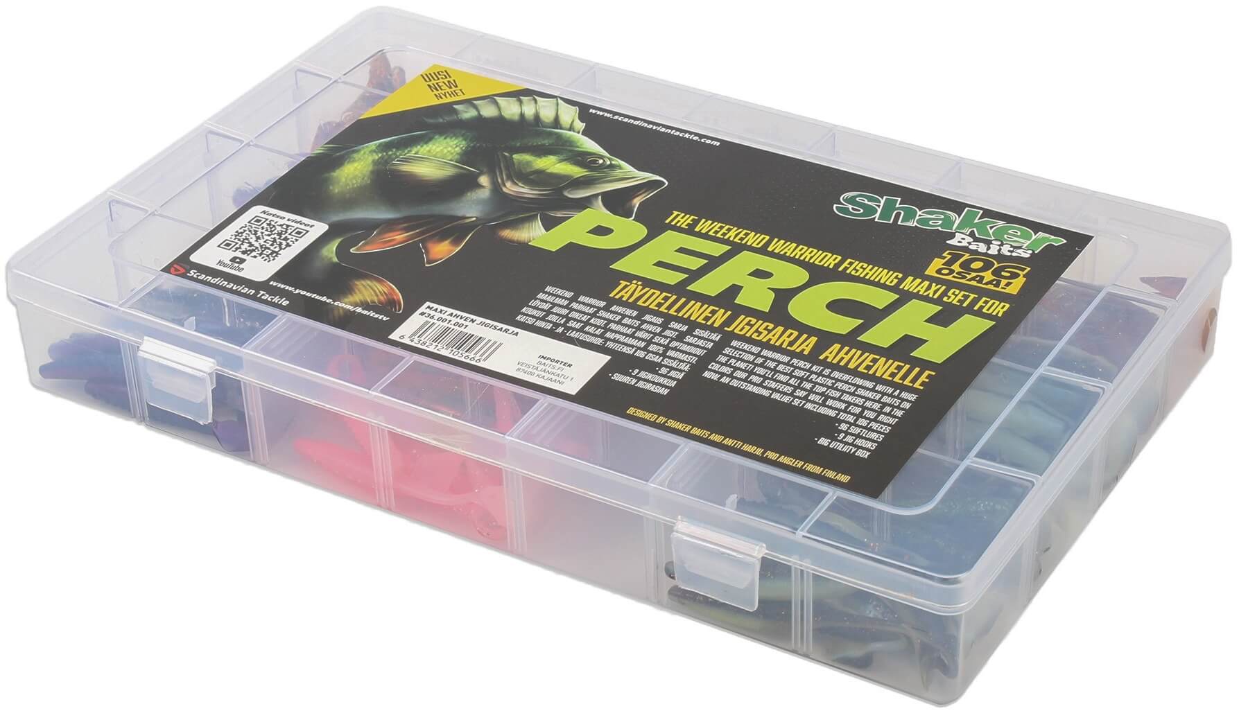 Jigisarja Maxi ahvenelle, Shaker Baits - 26,90 EUR 💙