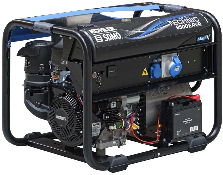 Aggregaatti Technic 6500 E AVR C5 (6,3 kW), SDMO - 3646,58 EUR 💙